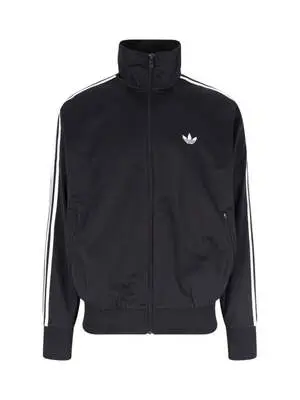 Adidas Striped Track Jacket - Black
