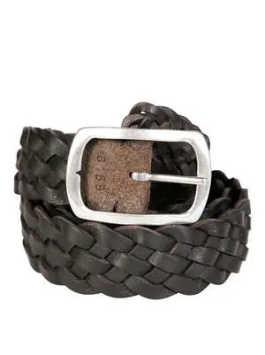 Orciani Reversible Hunting Belt With Double Woven Suede Detail