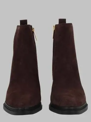 Michael Kors Suede Ankle Boots - Brown