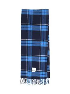 ADER ERROR Wool Scarf With Statement Logo Aesthetic - Black