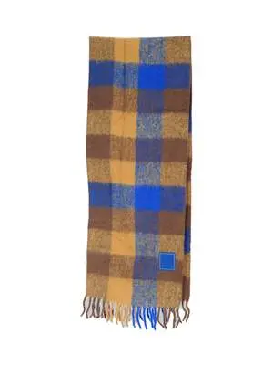 ADER ERROR Plaid Fringe Scarf - Multicolour