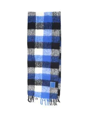 ADER ERROR Wool Blend Knit Scarf For - Blue