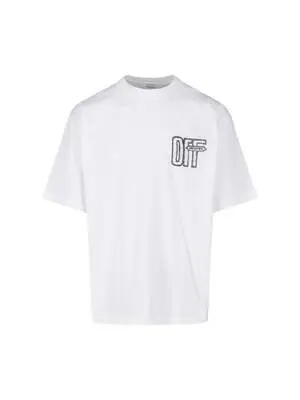 Off-White Graphic Logo Crewneck T-shirt - White