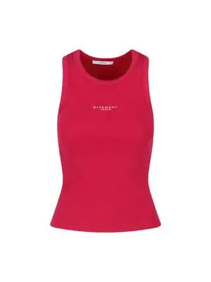 Givenchy Ribbed Cotton-blend Tank Top - Pink