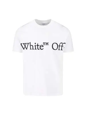 Off-White Cotton T-shirt For - White