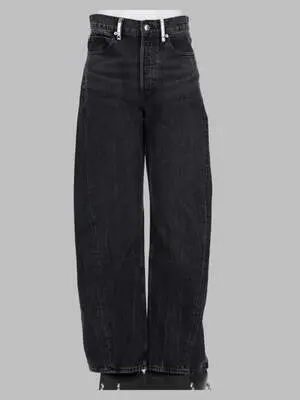 Alexander Wang Logo Print" Denim Shorts