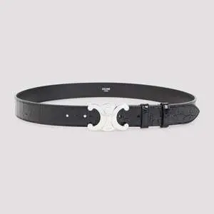 Celine Calf Leather Belt - Black