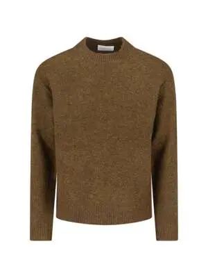BERNER KUHL Alpaca Wool Blend Crewneck Sweater For - Green
