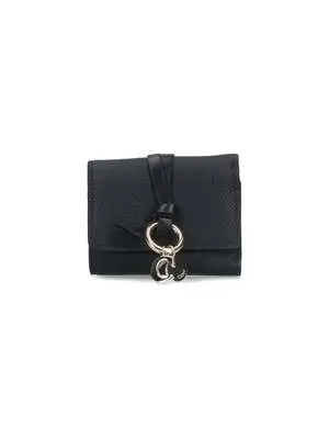 Chloé Style Mini Calf Leather Flap Wallet For