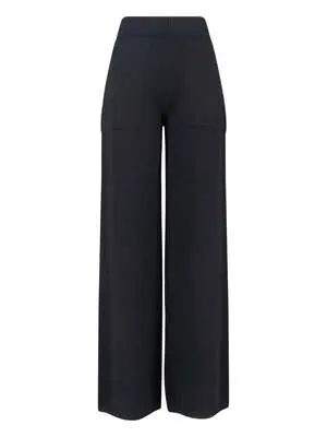 UMA WANG Wide-leg Knit Pants With Patch Pockets