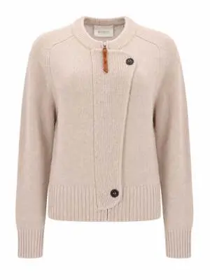 Isabel Marant Étoile Wool Cashmere Zip-front Knit Cardigan - Beige