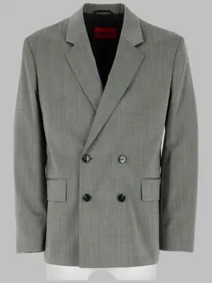 Hugo Karlo Wool-blend Jacket For - Grey