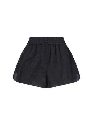 Oseree Lurex-blend Trouser For