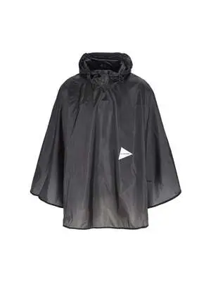 AND WANDER Lightweight Hooded Rain Poncho