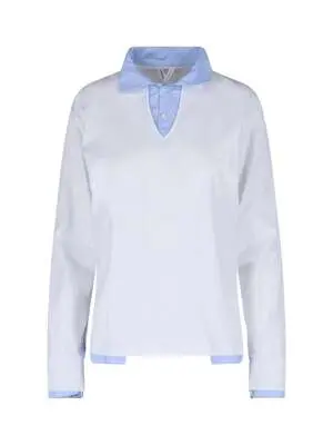 Gimaguas Cotton Crewneck Pullover - White