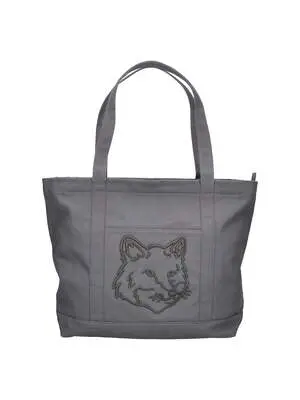 Maison Kitsuné Cotton Tote Bag - Grey