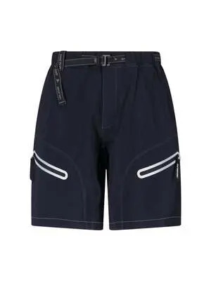 AND WANDER Nylon Stretch Trousers - Black