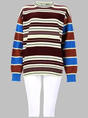 Paul Smith Striped Alpaca-wool Blend Sweater - Multicolour