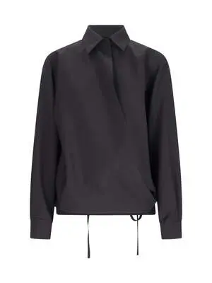 Valentino Garavani Asymmetric Wrap-front Shirt