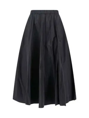 Aspesi Sleek 100% Polyester Midi Skirt For