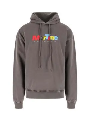 Martine Rose Cotton Hooded Sweatshirt With Logo