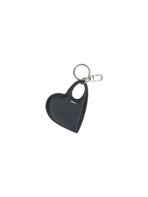 Coperni 100% Leather Keychain With Zamak Hardware - Black