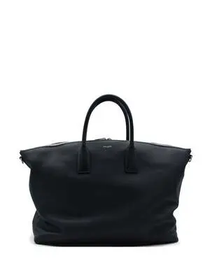 Saint Laurent Textured Leather Bowling Tote