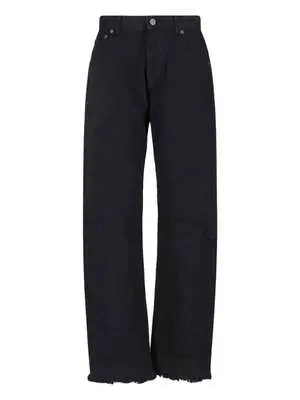 Phoebe Philo 100% Cotton Jeans - Nero