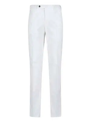 PT TORINO Lyocell-blend Tailored Trousers - White