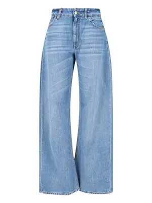 Stella McCartney Wide Leg Denim Jeans