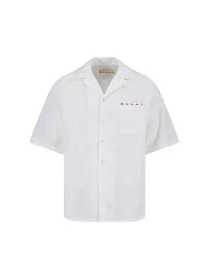 Marni Lightweight Cotton Poplin Shirt For - White