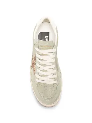 GOLDEN GOOSE Ball Star Suede Glitter Sneakers