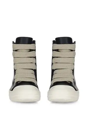 Rick Owens Jumbolace Leather Sneakers