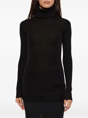 Rick Owens Wool Turtle-neck Sweater