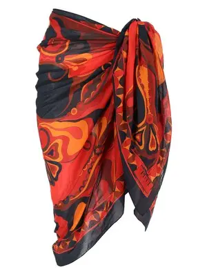 Emilio Pucci Pareo In Stampa "orchidee