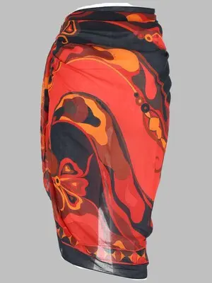 Emilio Pucci Pareo In Stampa "orchidee