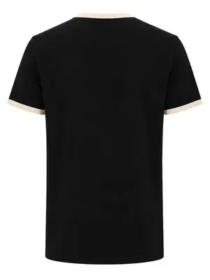 Moncler Cotton T-shirt With Logo - Black