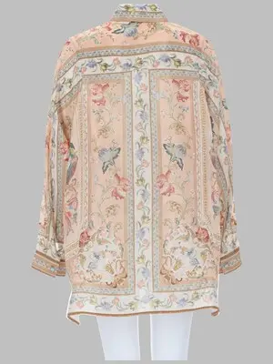 Zimmermann Roselight" Printed Silk Shirt