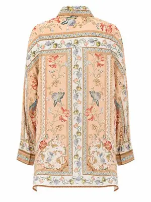 Zimmermann Roselight" Printed Silk Shirt