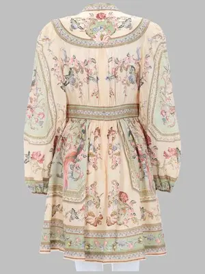 Zimmermann Mini Abito Scollato "roselight