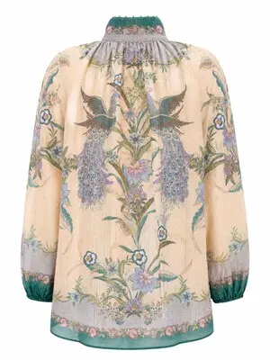 Zimmermann Indra" Ruffled Blouse - Multicolour