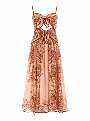 Zimmermann Abito Midi "aster - Pink