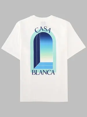 Casablanca T-shirt Con Stampa