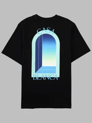 Casablanca T-shirt Con Stampa