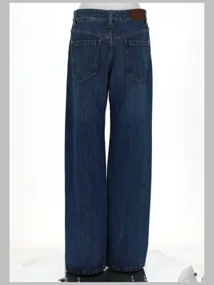 Brunello Cucinelli Contemporary Loose" Authentic Denim Jeans With Monile - Blue