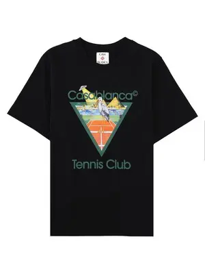 Casablanca T-shirt Con Stampa
