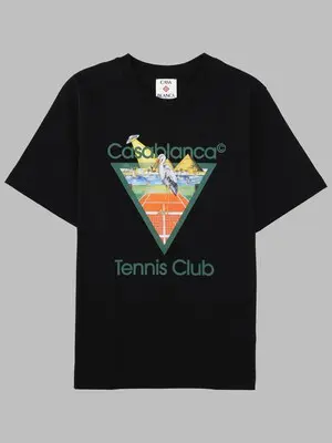 Casablanca T-shirt Con Stampa