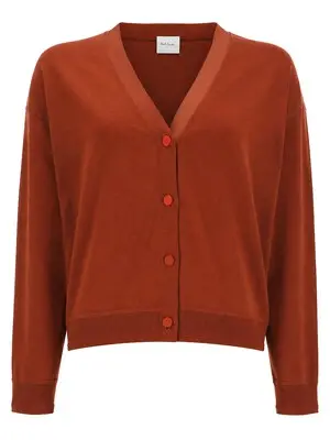 Paul Smith Cardigan In Lana - Orange