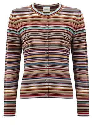 Paul Smith Signature Stripe Cardigan - Multicolour