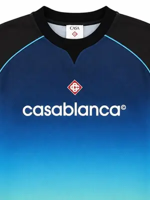 Casablanca Football T-shirt With Logo